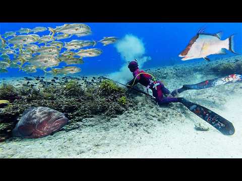 ADVANCED Bahamas Spearfishing | INSANE Amount of FISH! Giveaway Update!