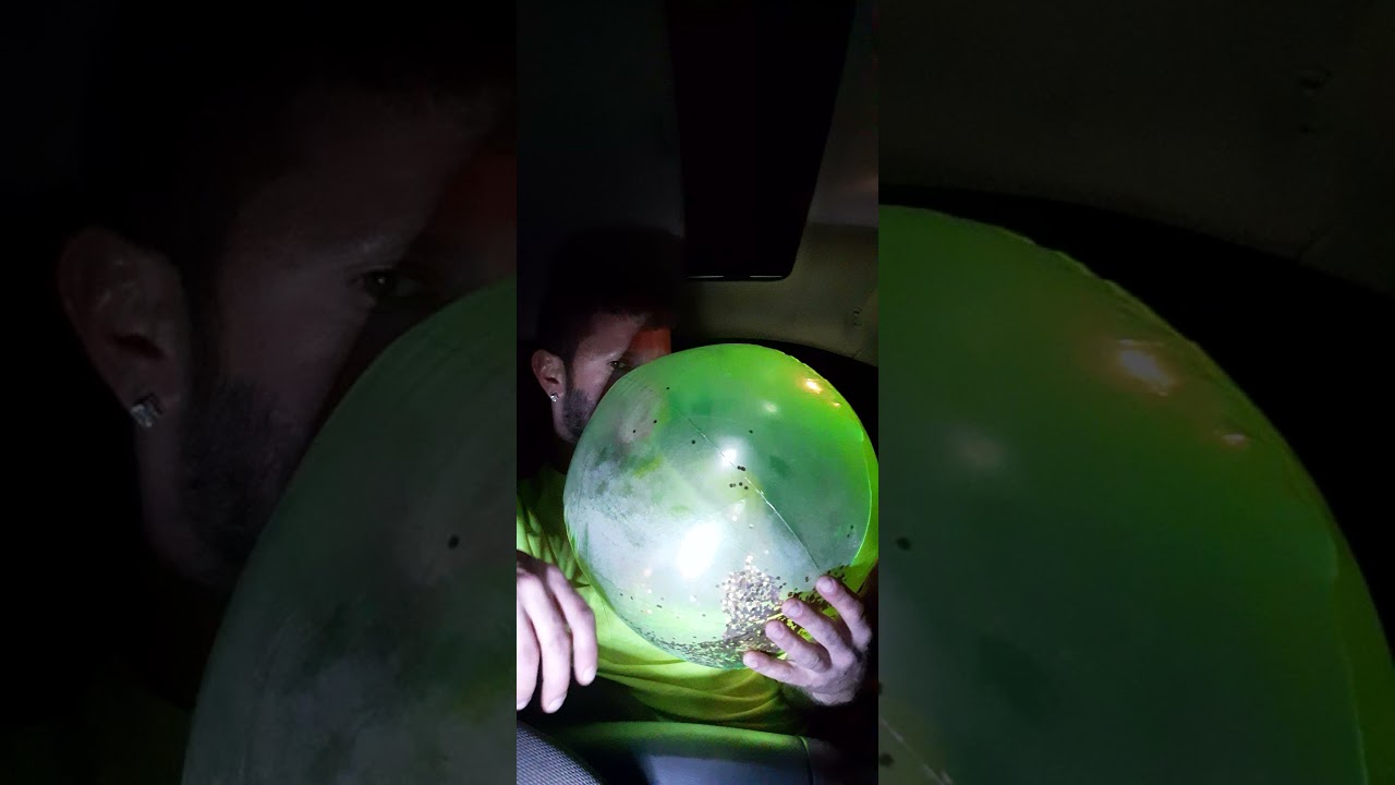 Asmr Blowing up Beach Ball/ Trying to blow up beach ball until it bust!!! - YouTube