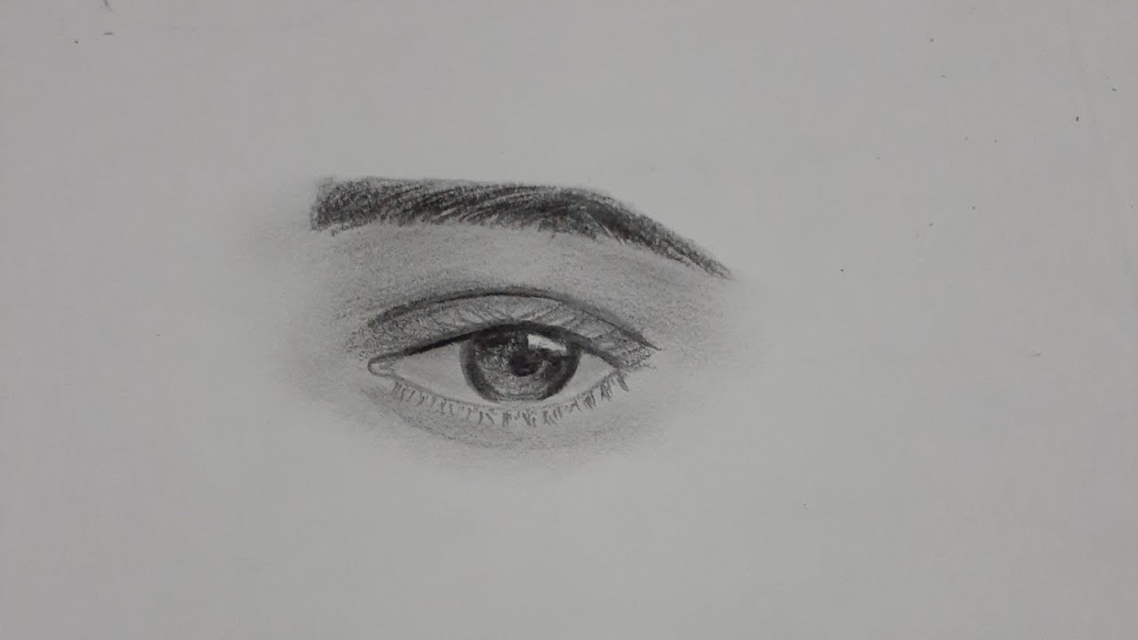 Step by step eye drwing and shading 🤗 - YouTube