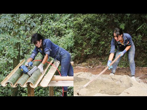 💡 Genius Girl Builds Amazing Hydroelectric Power Station For An Elderly Living Alone in the Mountain