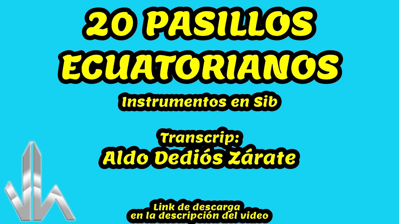 🎼20 PASILLOS ECUATORIANOS - Biblioteca de Partituras - YouTube