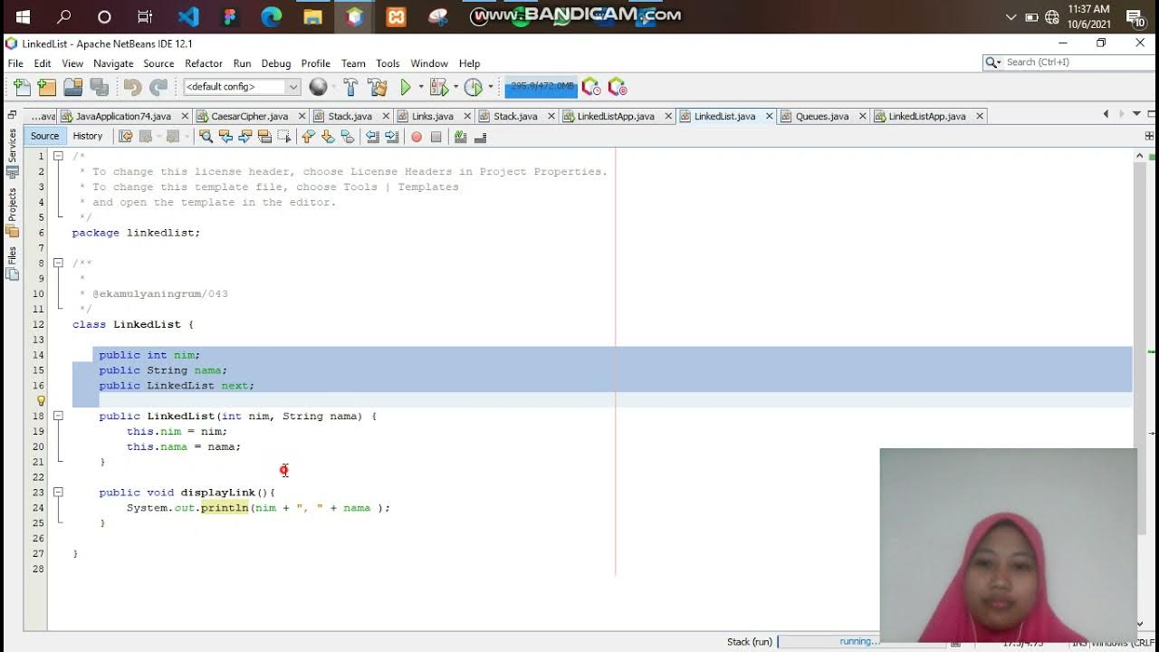 Praktikum Struktur Data || Modul 4 (Linked List) - YouTube