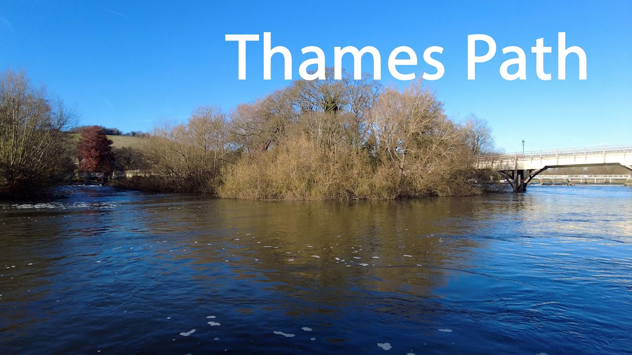 Walking the Thames Path: Pangbourne to Goring in 4K - YouTube