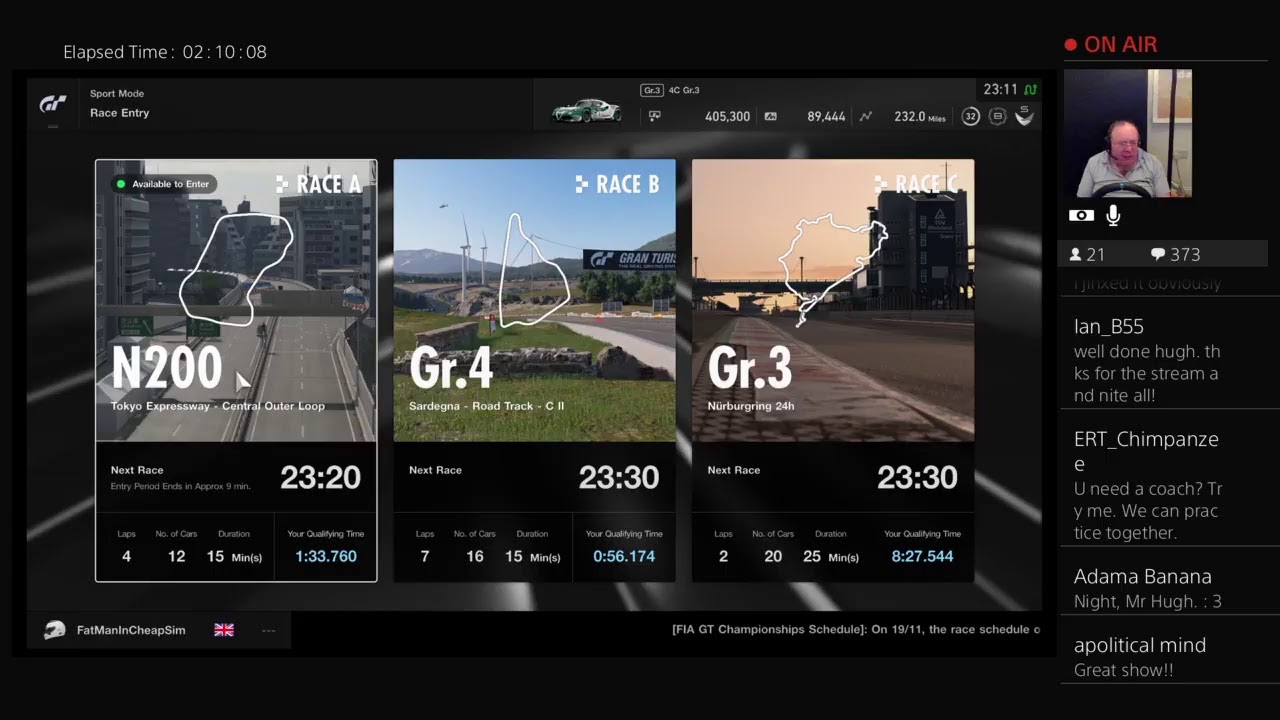 Fat Man in a Cheap Sim GT Sport - YouTube