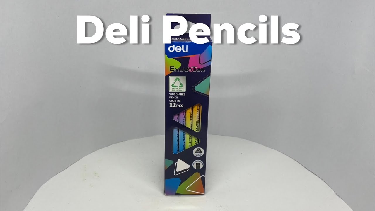 Deli Enovation Wood-Free Pencils - YouTube