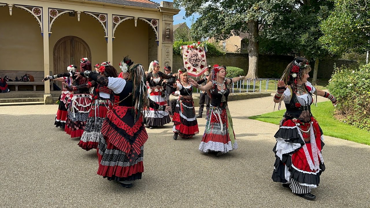 UK-Style Folk and Morris Dance by 400 Roses at Saltaire Festival | 2 ...