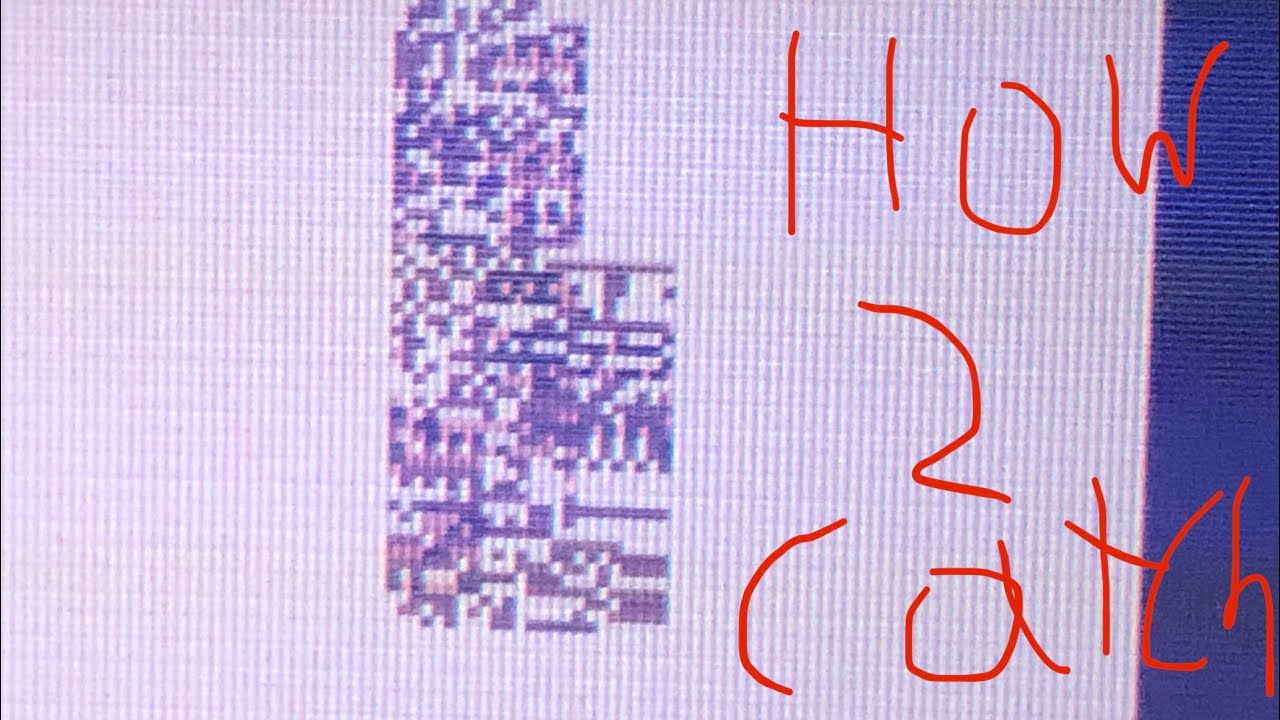 How to catch missingno in Pokémon red for the Gameboy color - YouTube