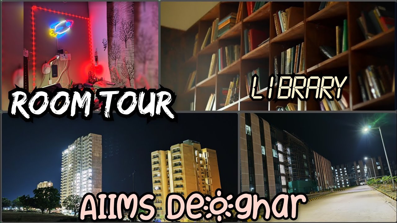 Room Tour || Library ️|| AIIMS DEOGHAR 💫 - YouTube