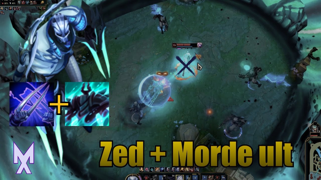 Zed with Morde Ult - Ultimate Spellbook (20 Kills) - YouTube