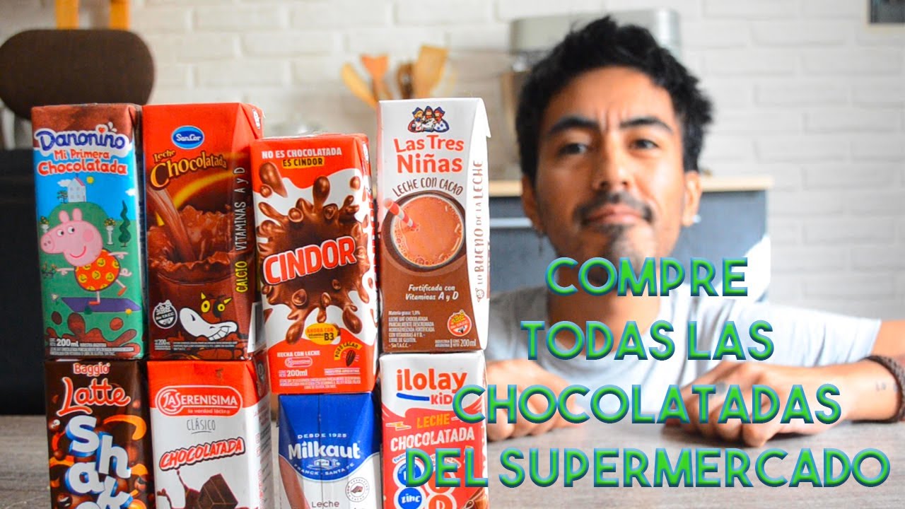 COMPRE TODAS las chocolatadas del SUPERMERCADO - YouTube