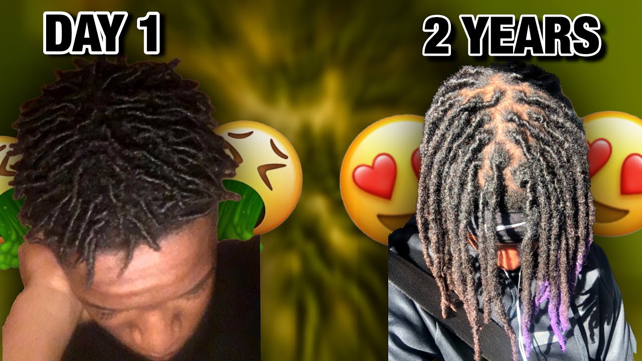 MY TWO YEAR DREAD JOURNEY *DAY 1 TO 2 YEARS* - YouTube