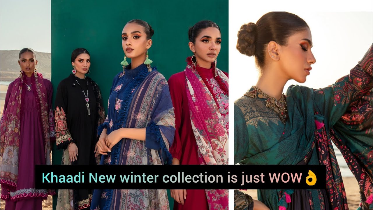 Khaadi Beautiful Winter New collection | New fabric with Eye-catching ...