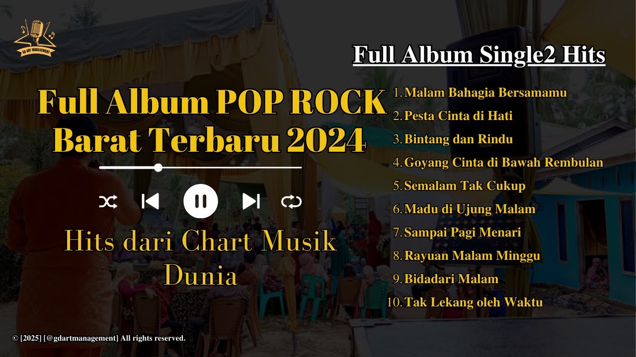 Full Album POP ROCK Terbaru 2025 - Hits dari Chart Musik Dunia - YouTube