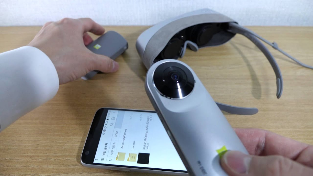 LG전자 'G5'와 '360 VR'을 직접 살펴봤습니다! (1080p 고화질) - YouTube