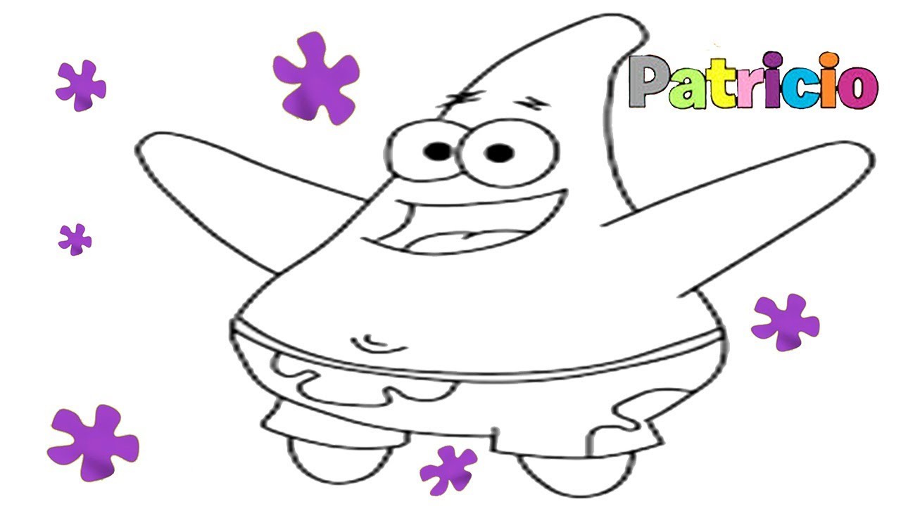 Como dibujar a Patricio de bob esponja - Bob esponja | How to draw ...