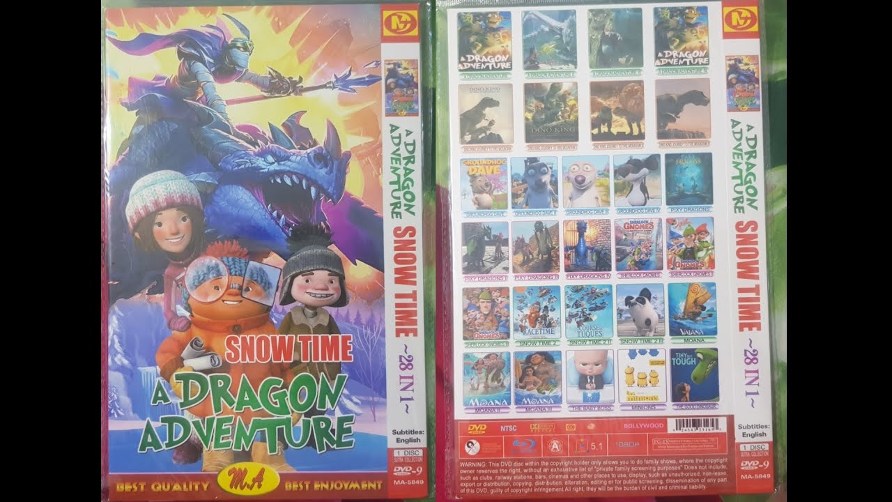 A Dragon Adventure Snow Time DVD Menu 2019 - YouTube
