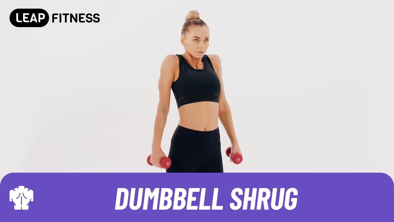 How to Do：DUMBBELL SHRUG - YouTube
