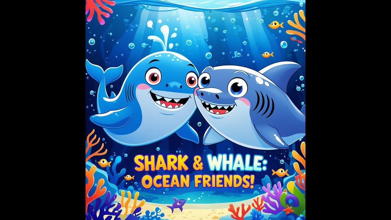 Underwater Friends: Shark Meets Whale! 🐋 ️🦈 | Ocean Cartoon for Kids ...