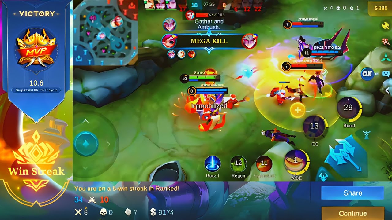 Mobile Legends | Grandmaster - Epic Rank Game Part 12 | MLBB Gaming ...