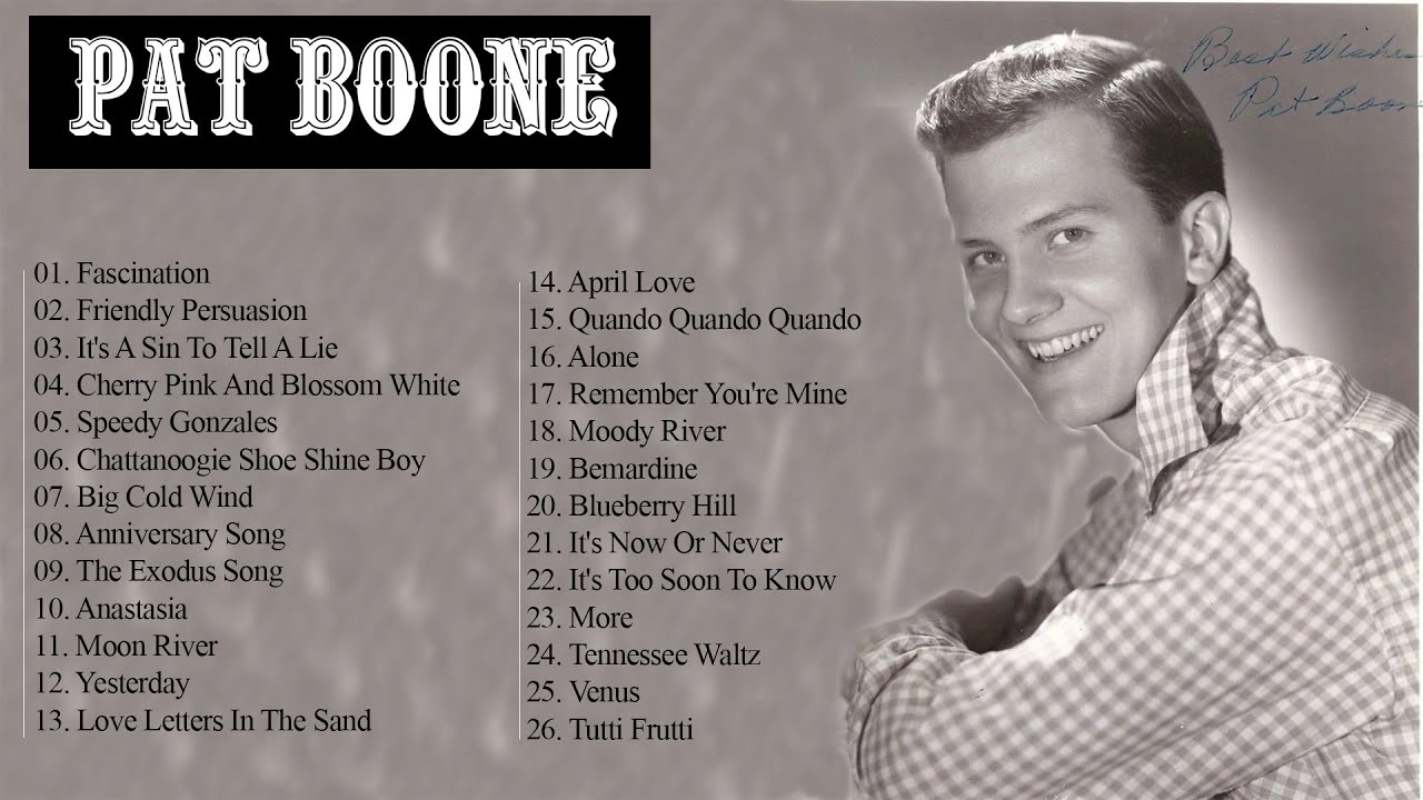 The best songs of Pat Boone --👍👉--Great Songs Pat Boone--Listen to ...