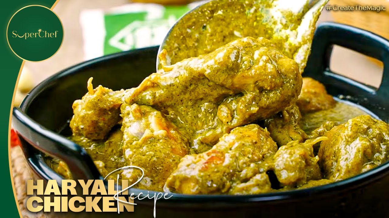 Haryali Chicken Recipe | Delicious Green Masala Chicken | Easy ...