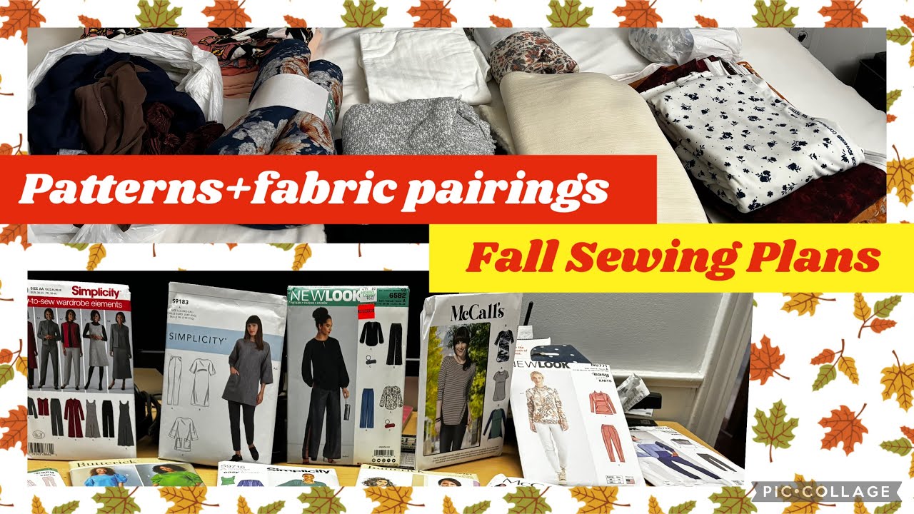 Fall Sewing Plans| Big 4 Sewing Patterns & Fabric Pairings| Easy ...