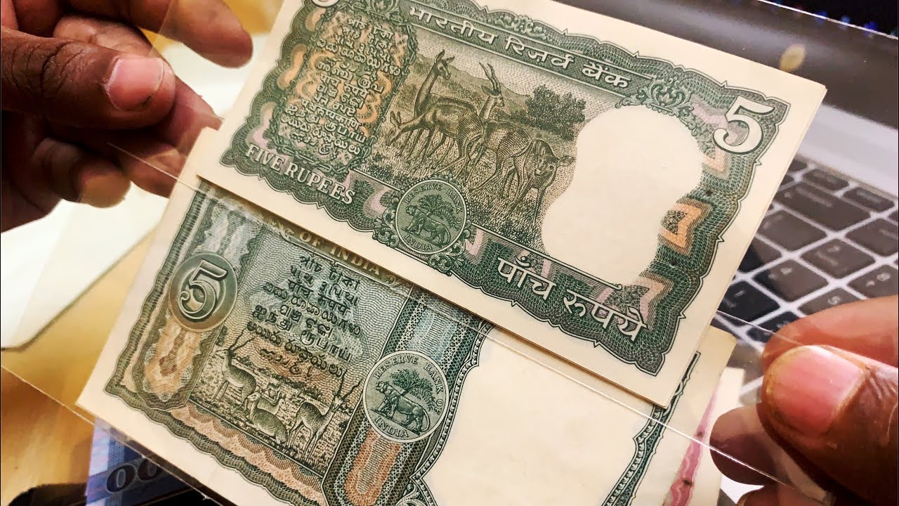 Rare India 4 & 6 Deer bank notes | Currency Collection | New stock ...