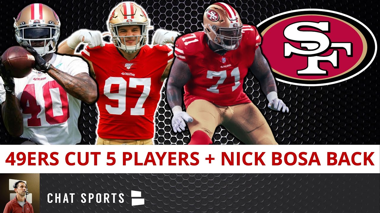49ers Roster Cuts: 49ers Cut 5 Players To Get Down To 85-Man Roster ...