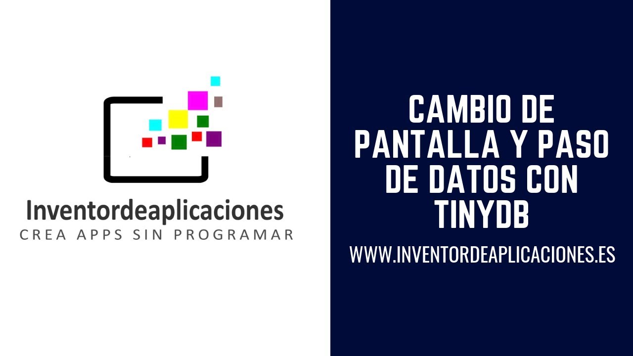 Tinydb En App Inventor 2 Youtube