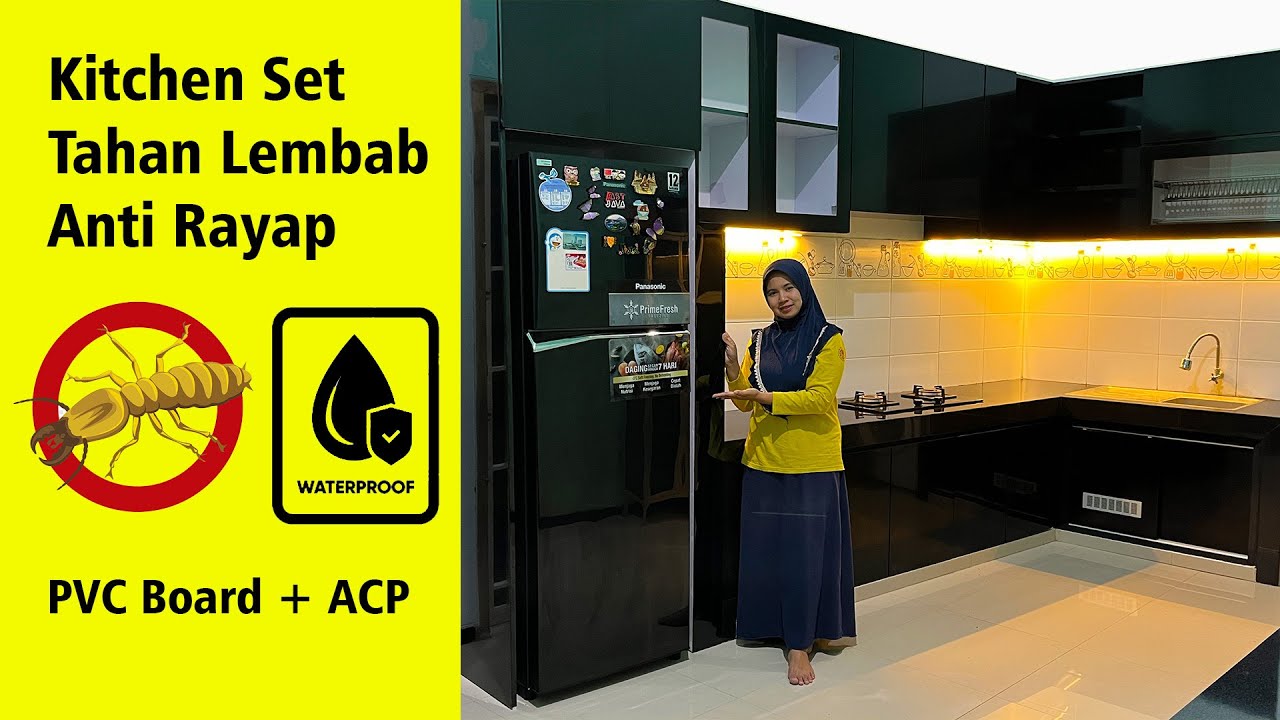 Kitchen Set PVC Board Solusi Dapur Lembab dan Anti Rayap - Mini Bar ...