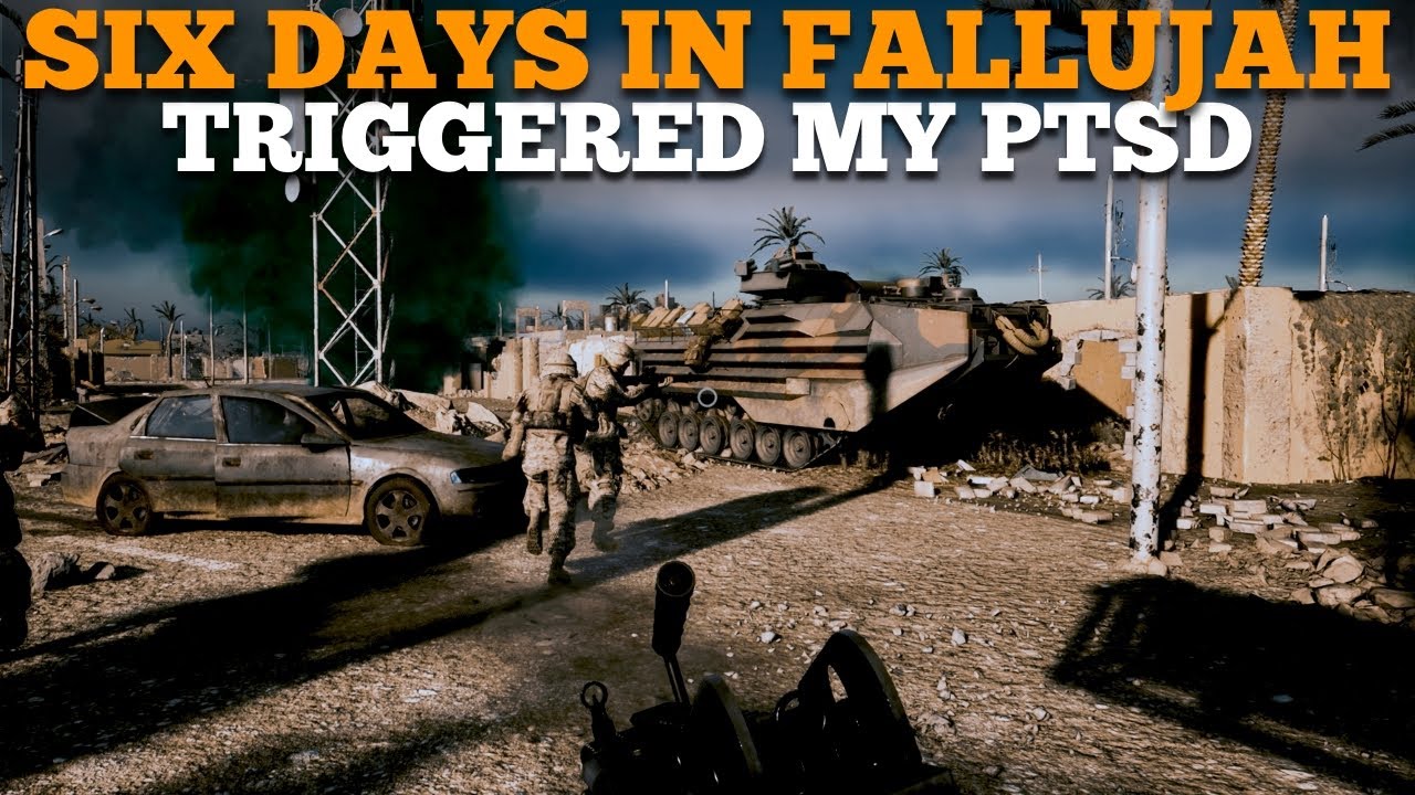 Real Marines Plays Six Days In Fallujah For The First Time - YouTube