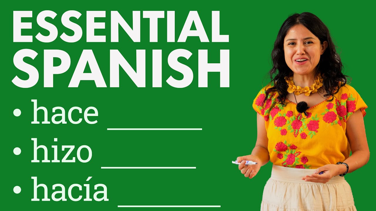 “Hace _____” or “es ______”? Spanish Adjectives & Verbs that go ...