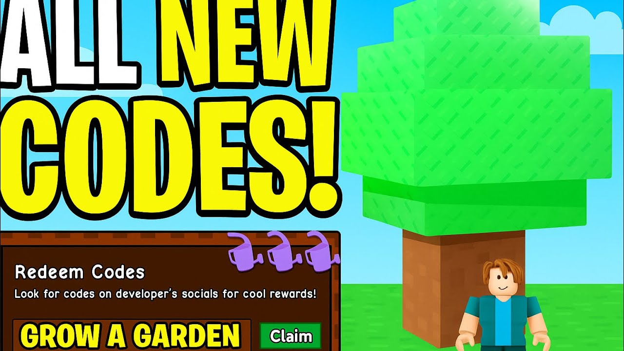 ALL SECRET Grow A Garden Codes (August 2025) – FREE OP REWARDS! - YouTube