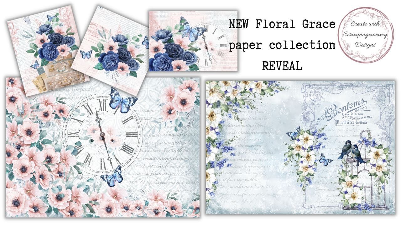 NEW Floral Grace digital collection reveal - YouTube