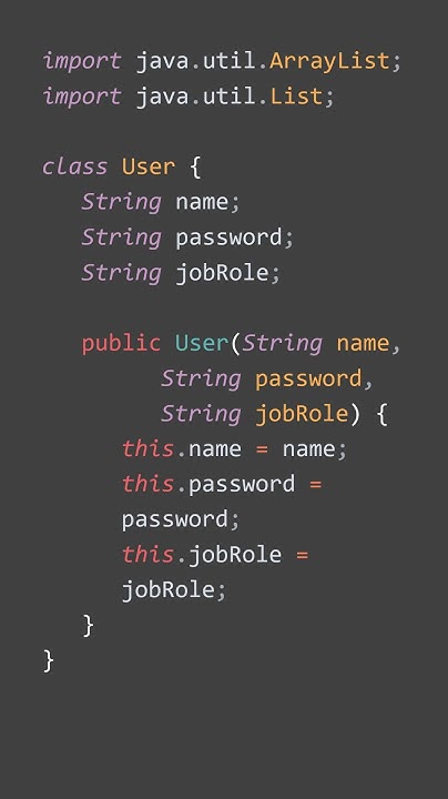 Create User Data Structure Class In Java #3 | #java #programming # ...