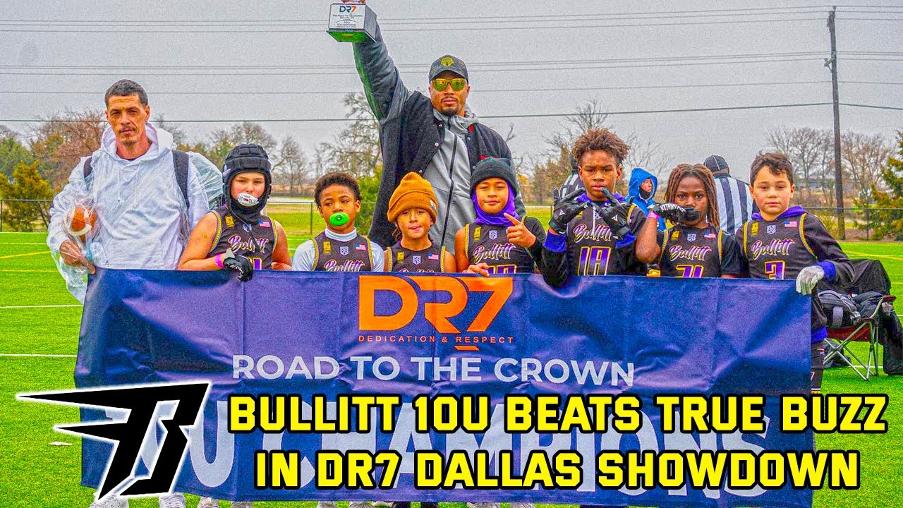 7on7 Football Highlights | Bullitt 10u Wins Nailbiter over True Buzz in DR7 Dallas Championship ...