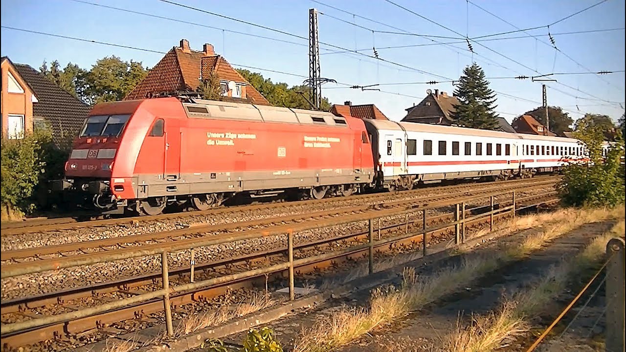 Baureihe 101 mit IC bei Aschendorf September 2018 / DB class 101 in ...