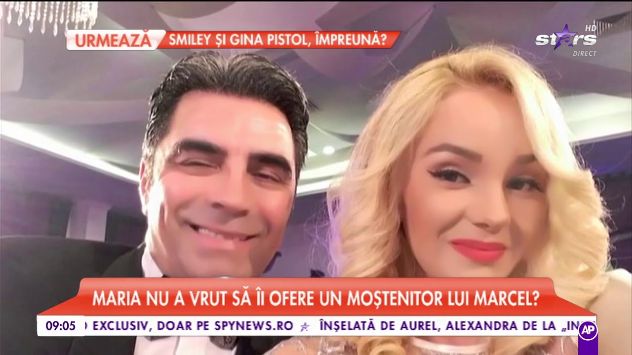 Marcel Toader şi Maria Constantin nu mai formează un cuplu. Cauza ...
