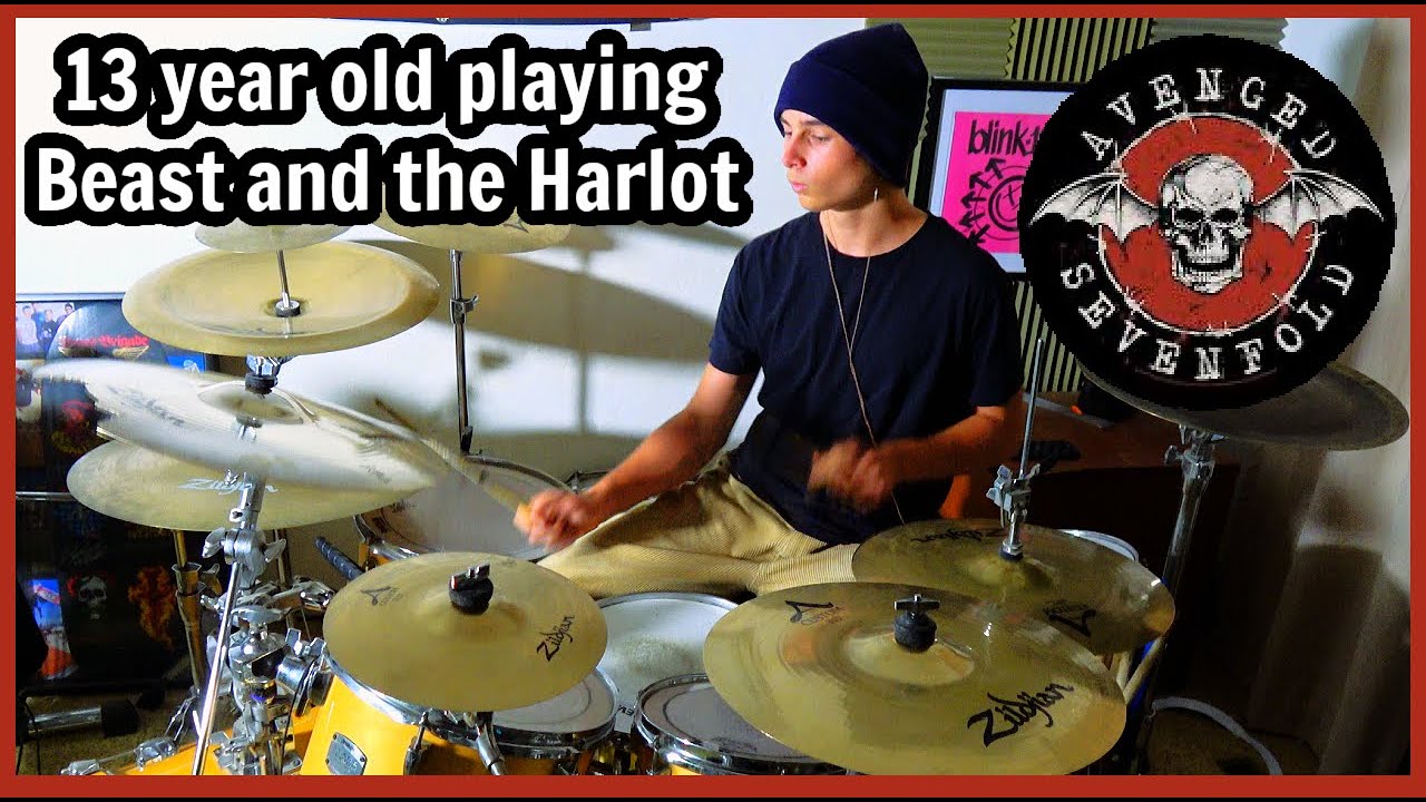13 year old drummer plays Beast and the Harlot - Avenged Sevenfold ...