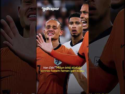 🍊 Hollanda İngiltere'ye karşı 1 kişi eksik (HAKEMSİZ) oynadı. #euro2024withshorts