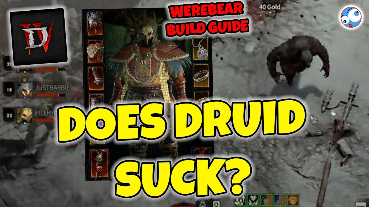Is Druid Trash or actually good? D4 Werebear Beta Build Diablo IV - YouTube
