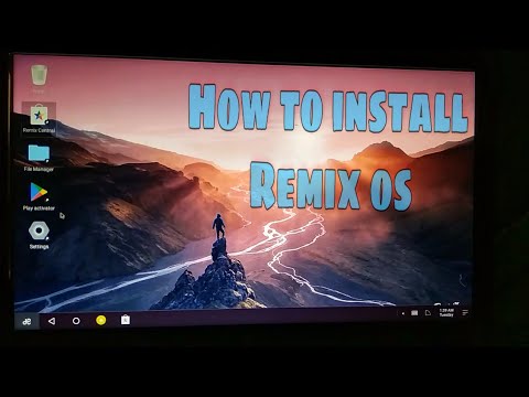 How to install Remix os on pc / laptop || window 7/8/10 - YouTube