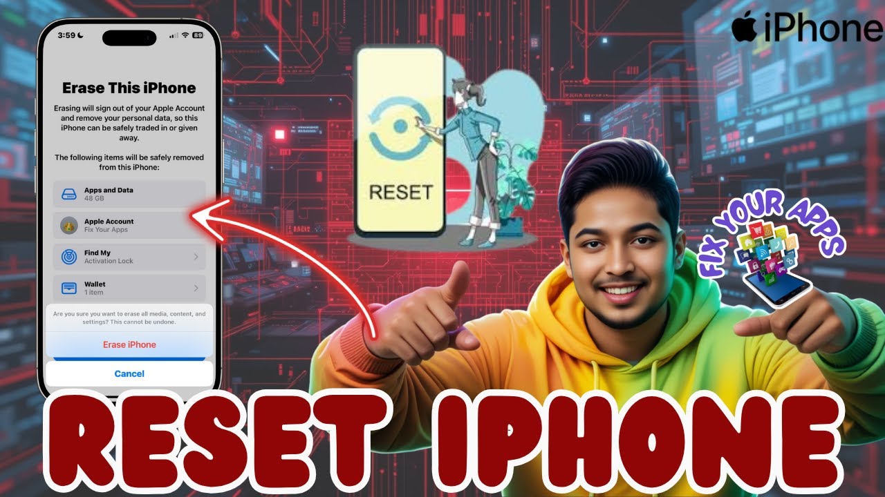 How To Erase and Reset iPhone 14 or iPhone 14 Pro - Detailed Tutorial ...