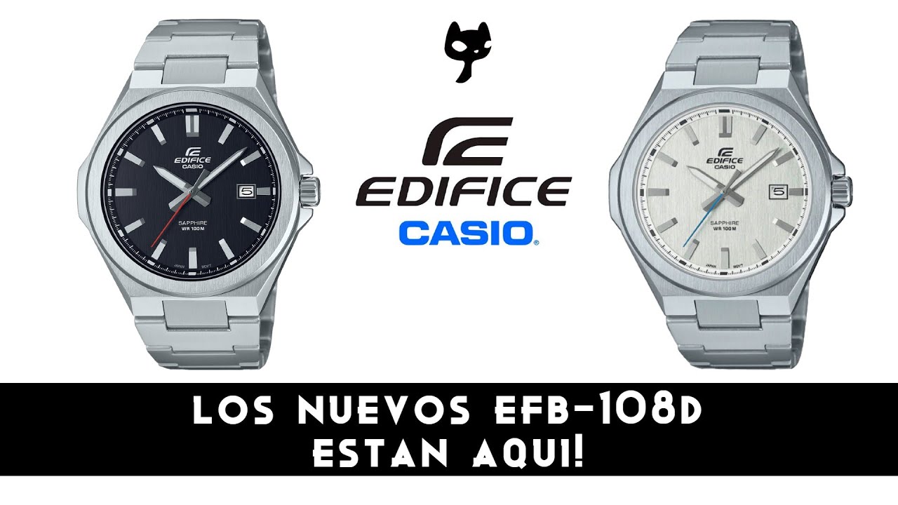 Llegan los NUEVOS Casio Edifice EFB-108D - Nautilus? - YouTube