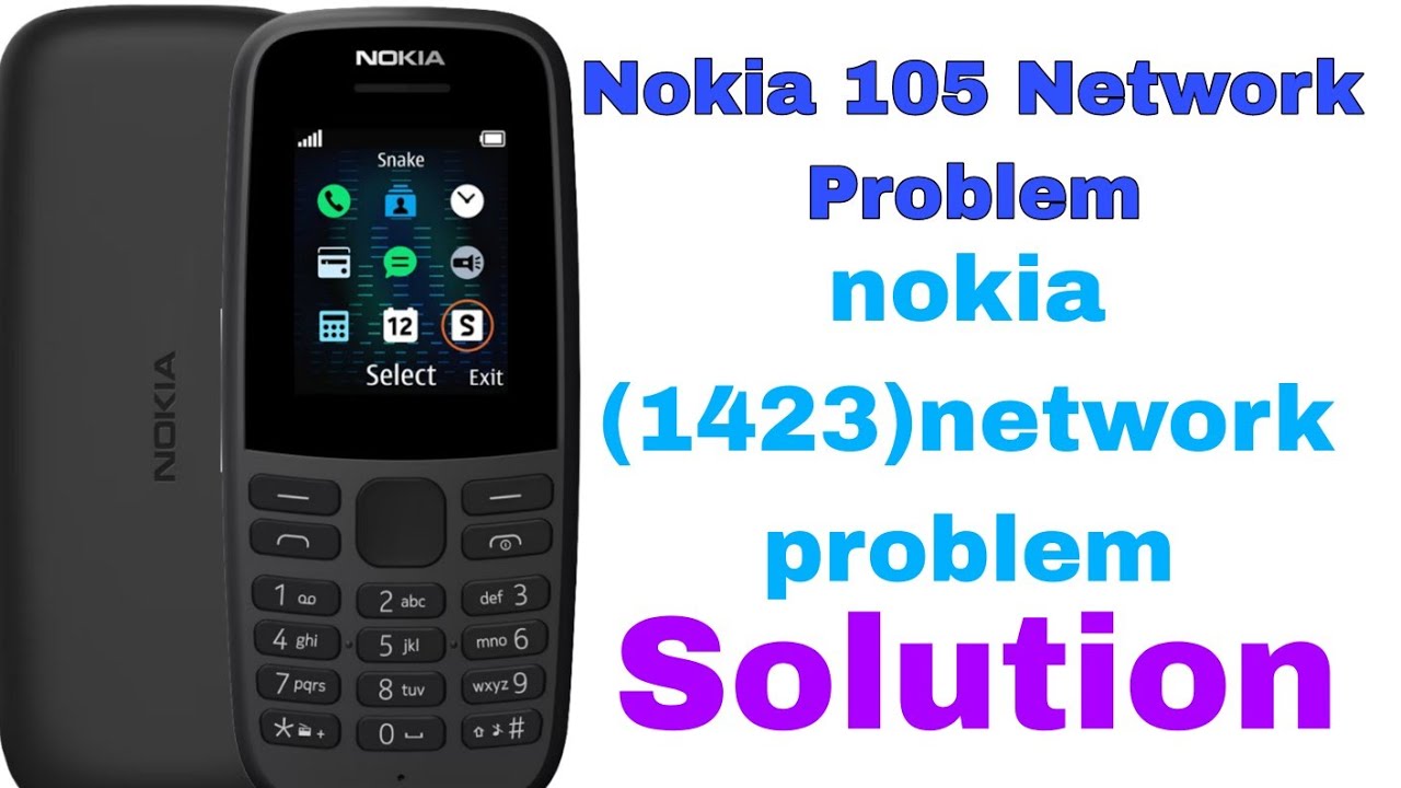Nokia 105 Network Problem/ nokia (1423) Network problem solution 💯 ...