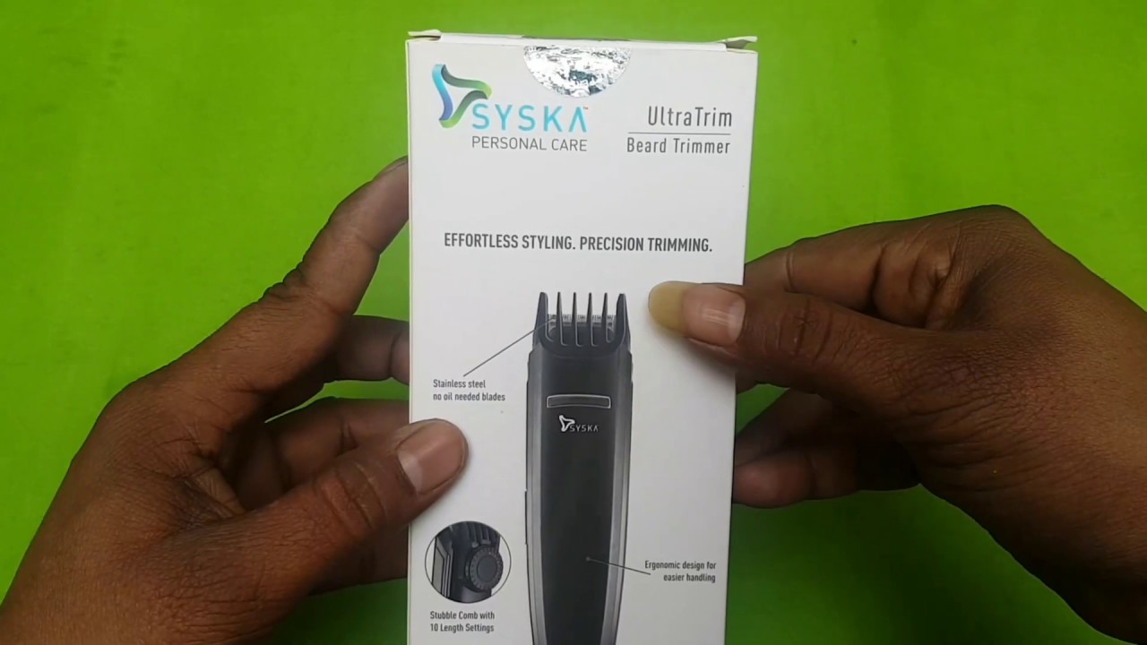 Syska ultratrim beard trimmer price ||which type of syska ultra beard ...