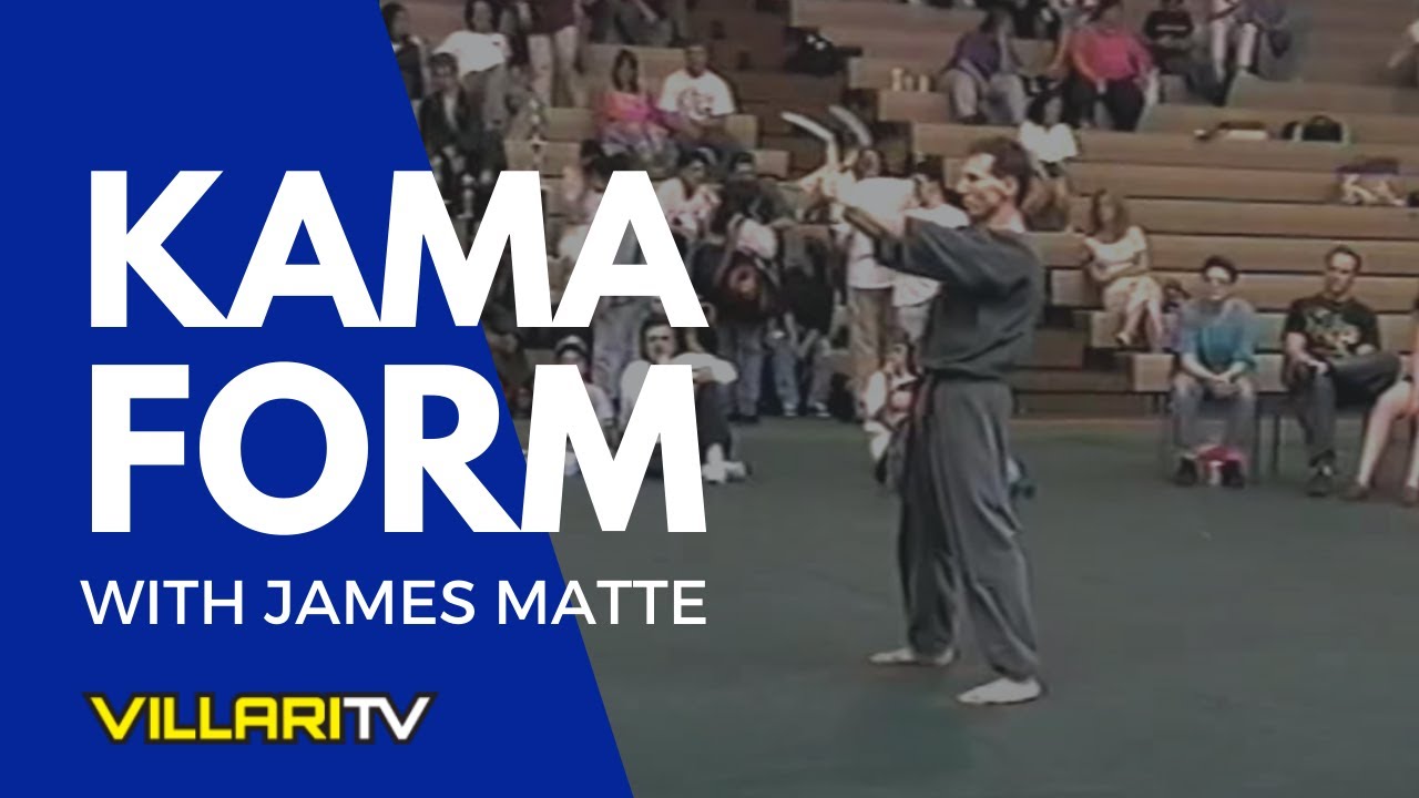 A Kama Form Demonstrated by Shaolin Kempo Karate Champion James Matte ...