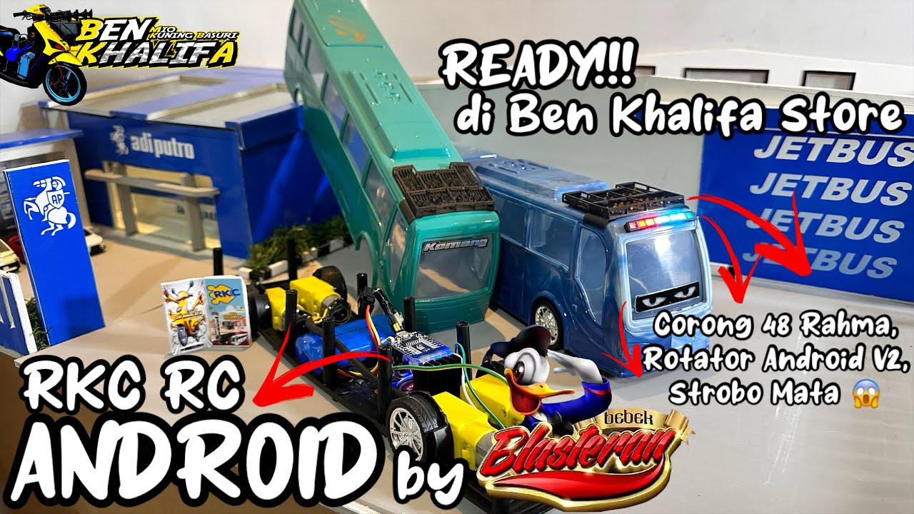 SPILL RC ANDROID MINIATUR BUS RKC BY TEAM BLASTERAN‼GOKIL ABIS🤩 - YouTube