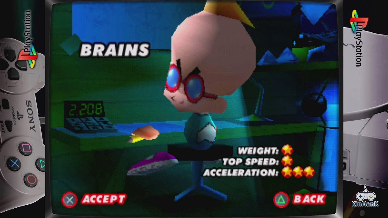 Speed Punks - PS1 - Brains - YouTube