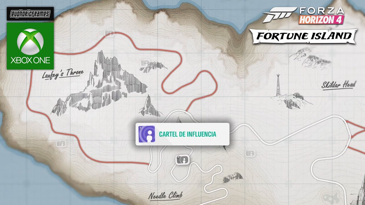 Todas los CARTELES DE INFLUENCIA [MAPA] 🗺️ | Forza Horizon 4: Isla ...